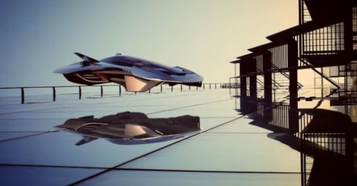 The futuristic flying vehicle made its first test flight