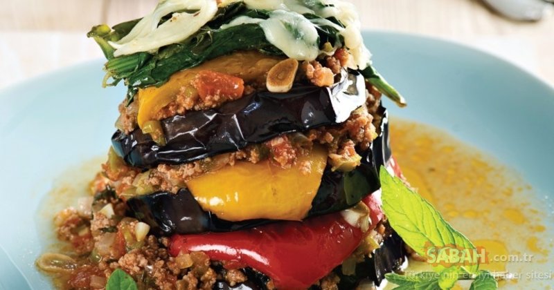 Sebzeli ve Kıymalı Patlıcan Katları Tarifi - Akşam Yemeği ve Ana ...